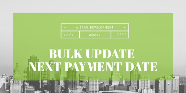 WooCommerce Subscriptions: Bulk Update Next Payment